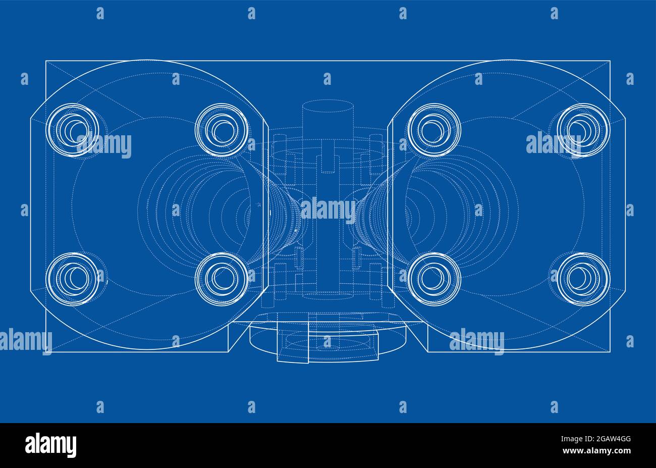 Abstract industry object concept. Vector Stock Vector Image & Art - Alamy