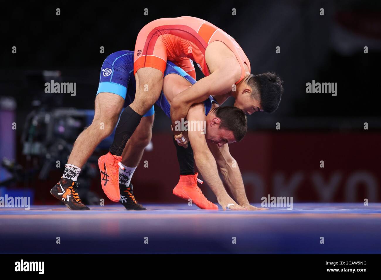 Tokyo, Japan. 1st Aug, 2021. (Top-Bottom) Kenichiro Fumita (JPN), Lenur ...