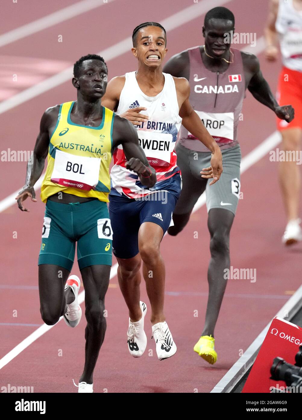 Great Britain's Daniel Rowden (centre) in action during the second semi ...