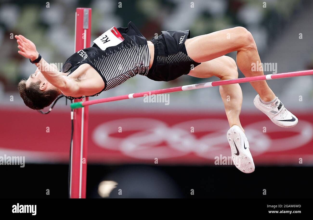 Tokyo, Japan. 1st Aug, 2021. Hamish Kerr of New Zealand competes during ...