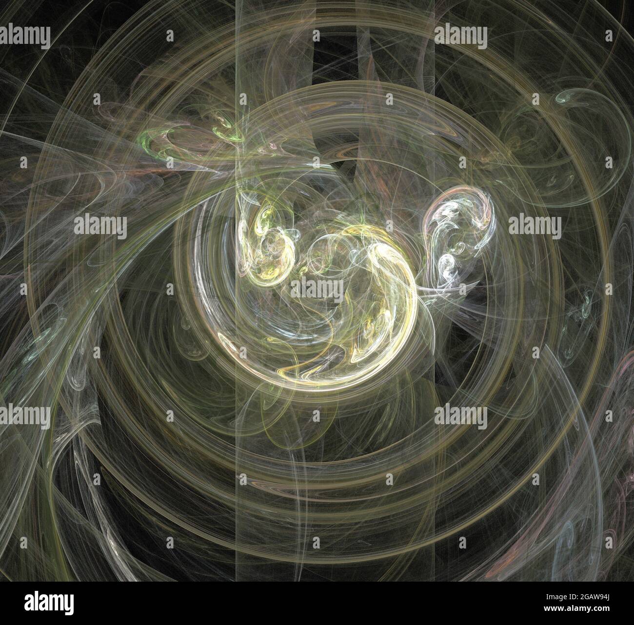 image of one Illustration of digital fractal Stock Photo - Alamy