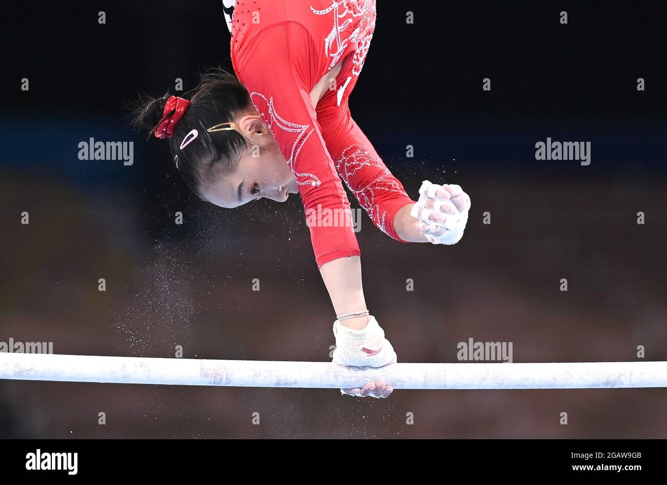 Tokyo, Japan. 1st Aug, 2021. Fan Yilin of China competes during the ...