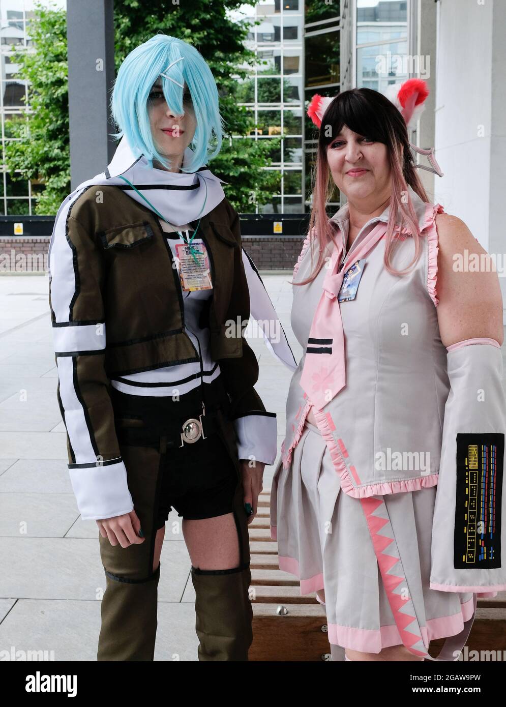Hammersmith, London, UK. 1st Aug 2021. Fans of anime, gaming and comics ...