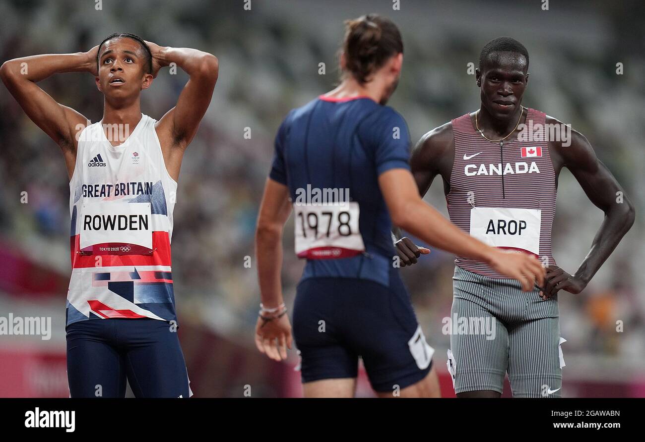 Tokyo, Japan. 1st Aug, 2021. Daniel Rowden (L) of the Great Britain ...
