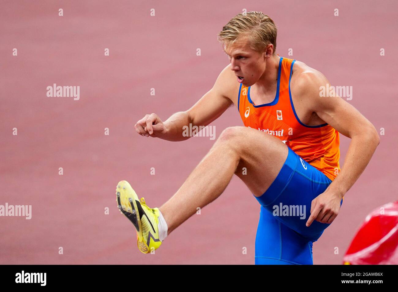 TOKYO, JAPAN - AUGUST 1: Nick Smidt of the Netherlands before he is ...