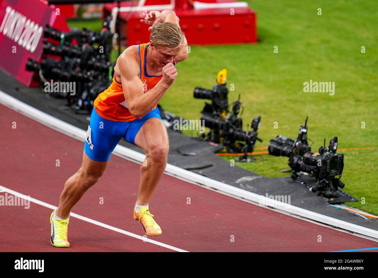 TOKYO, JAPAN - AUGUST 1: Nick Smidt of the Netherlands competing on Men ...