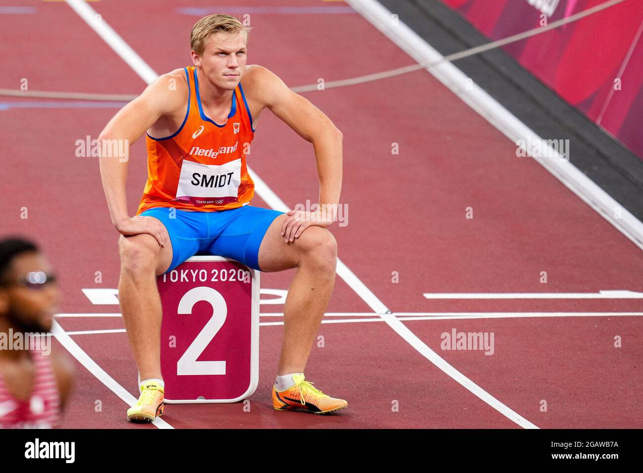TOKYO, JAPAN - AUGUST 1: Nick Smidt of the Netherlands before he is ...