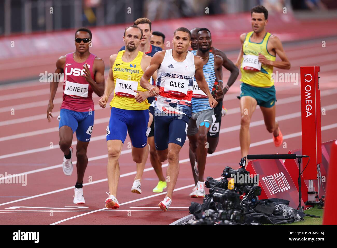 Tokyo, Japan. 1st Aug, 2021. JEWETT Isaiah (USA), TUKA Amel (BIH ...