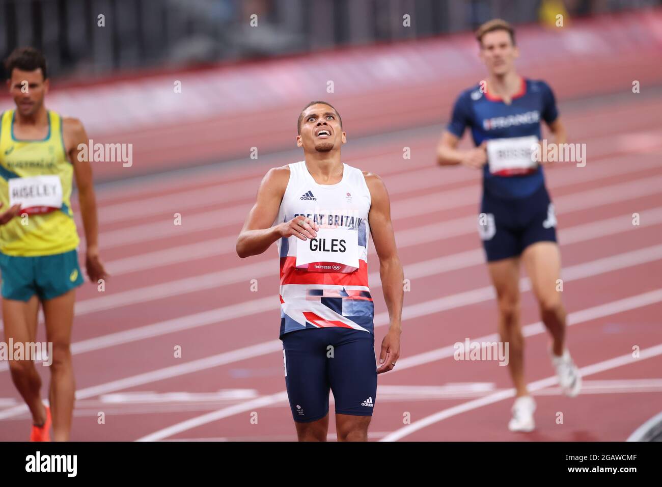Tokyo, Japan. 1st Aug, 2021. GILES Elliot (GBR) Athletics : Men's 800m ...