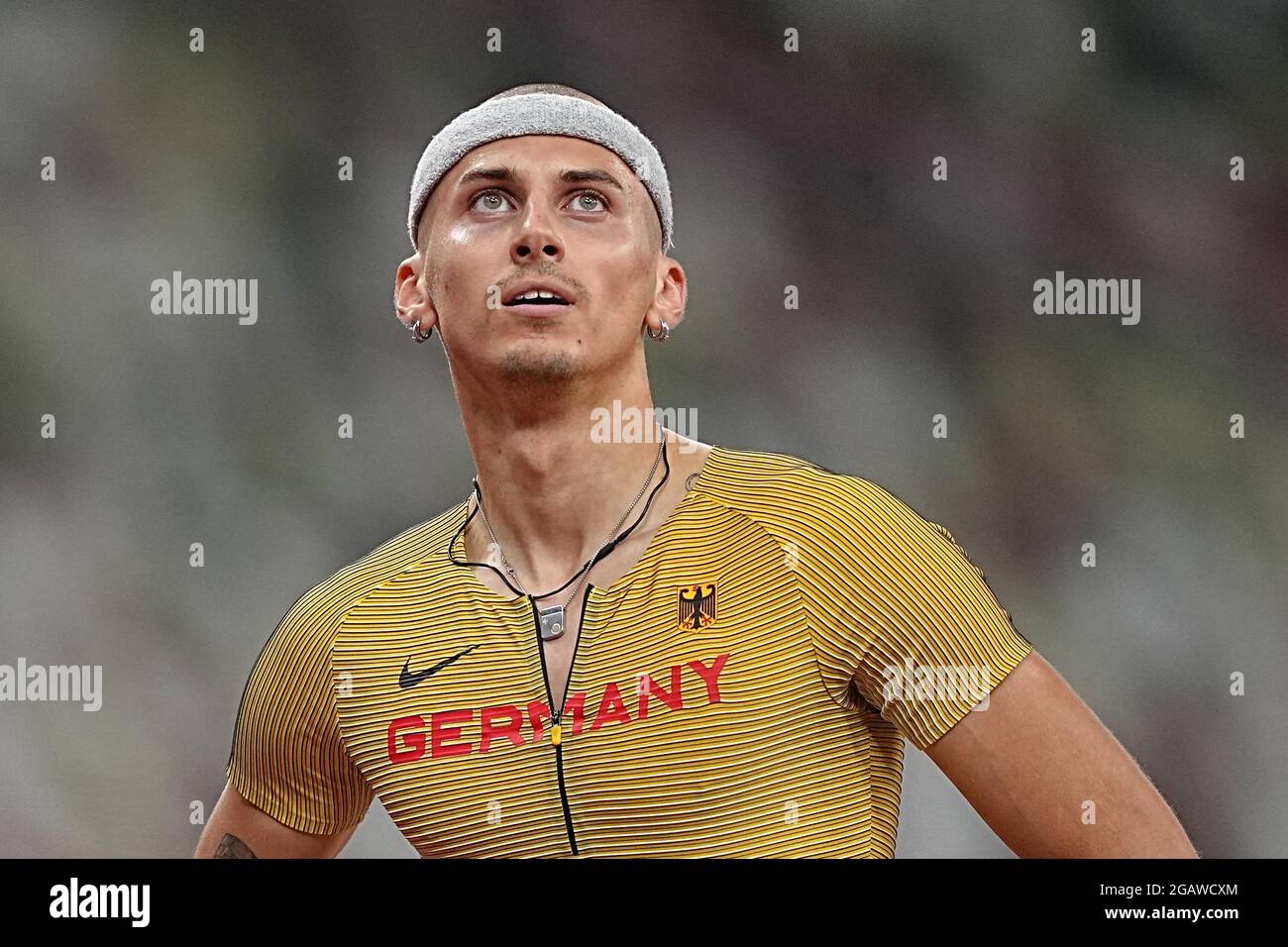 Tokio, Japan. 01st Aug, 2021. Athletics: Olympics, 400m hurdles men ...