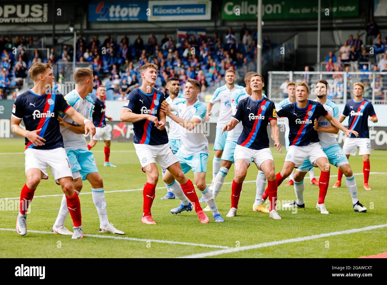 Kiel, Germany. 01st Aug, 2021. Football: 2. Bundesliga, Holstein Kiel ...