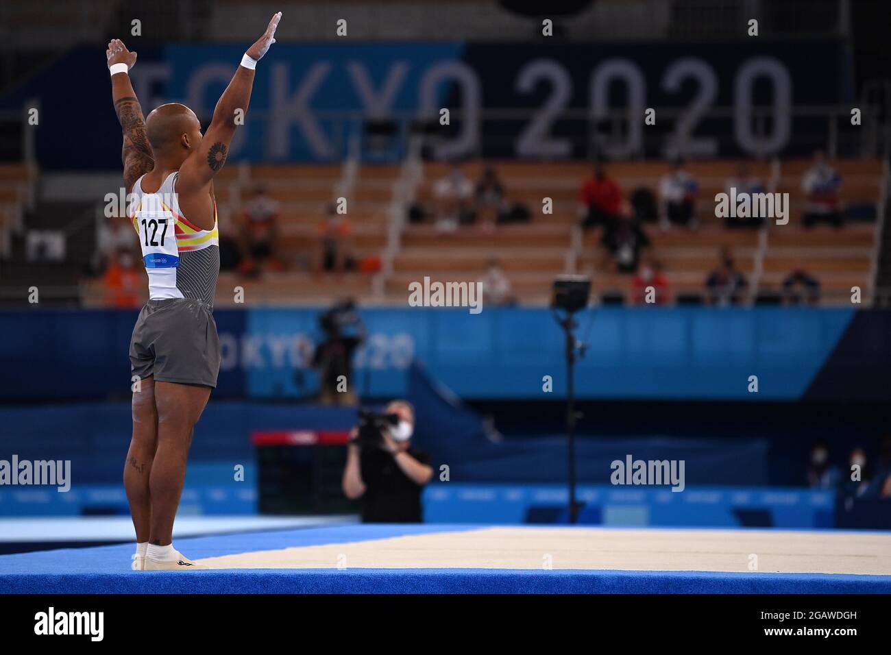 Tokyo. Japan. 01 August 2021. Artistic Gymnastics. Ariake Gymnastics ...