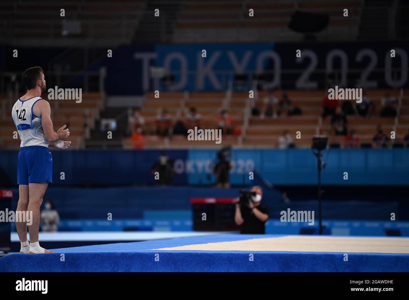 Tokyo. Japan. 01 August 2021. Artistic Gymnastics. Ariake Gymnastics ...