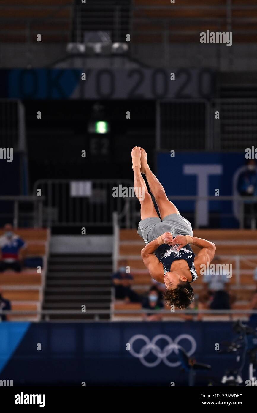 Tokyo. Japan. 01 August 2021. Artistic Gymnastics. Ariake Gymnastics ...