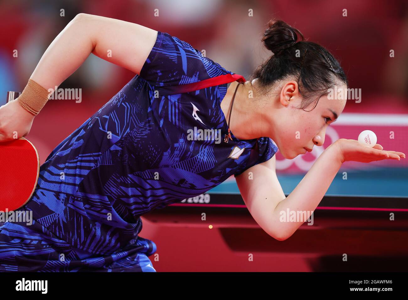 Tokyo, Japan. 1st Aug, 2021. Mima Ito (JPN) Table Tennis : Women's Team ...