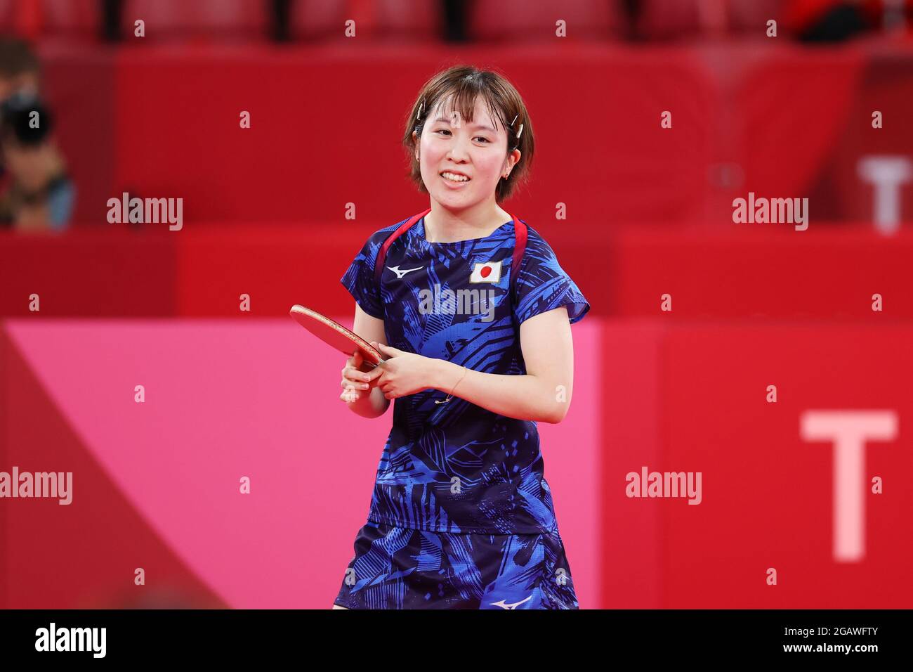 Tokyo, Japan. 1st Aug, 2021. Miu Hirano (JPN) Table Tennis : Women's ...