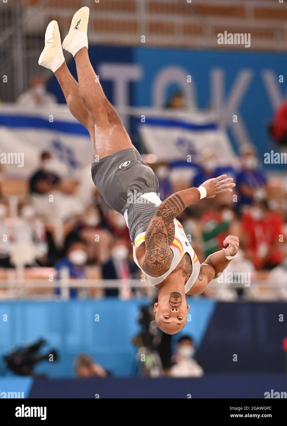 Tokyo, Japan. 1st Aug, 2021. Rayderley Zapata of Spain competes during ...