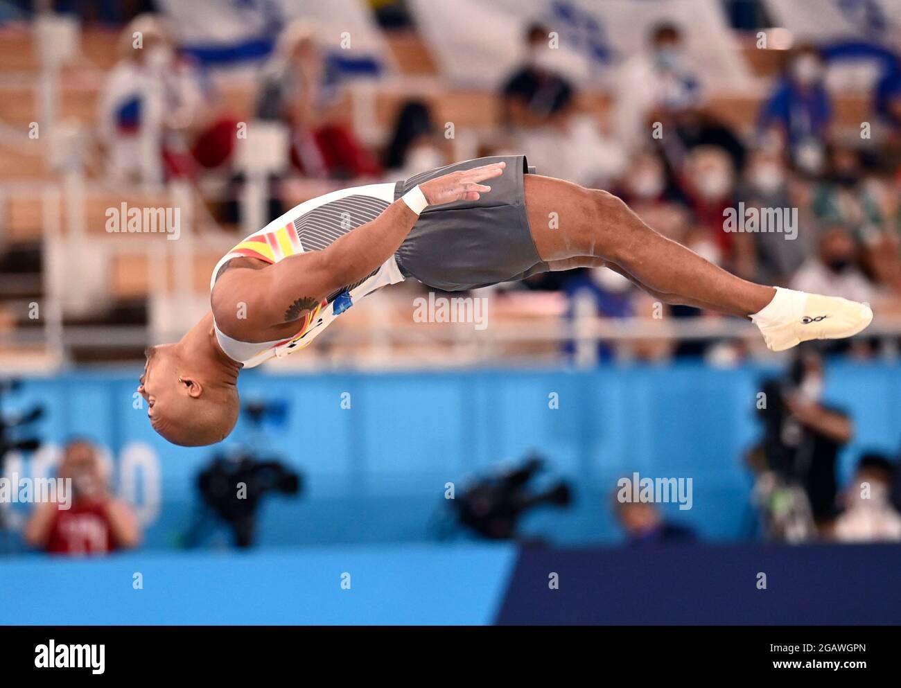 Tokyo, Japan. 1st Aug, 2021. Rayderley Zapata of Spain competes during ...