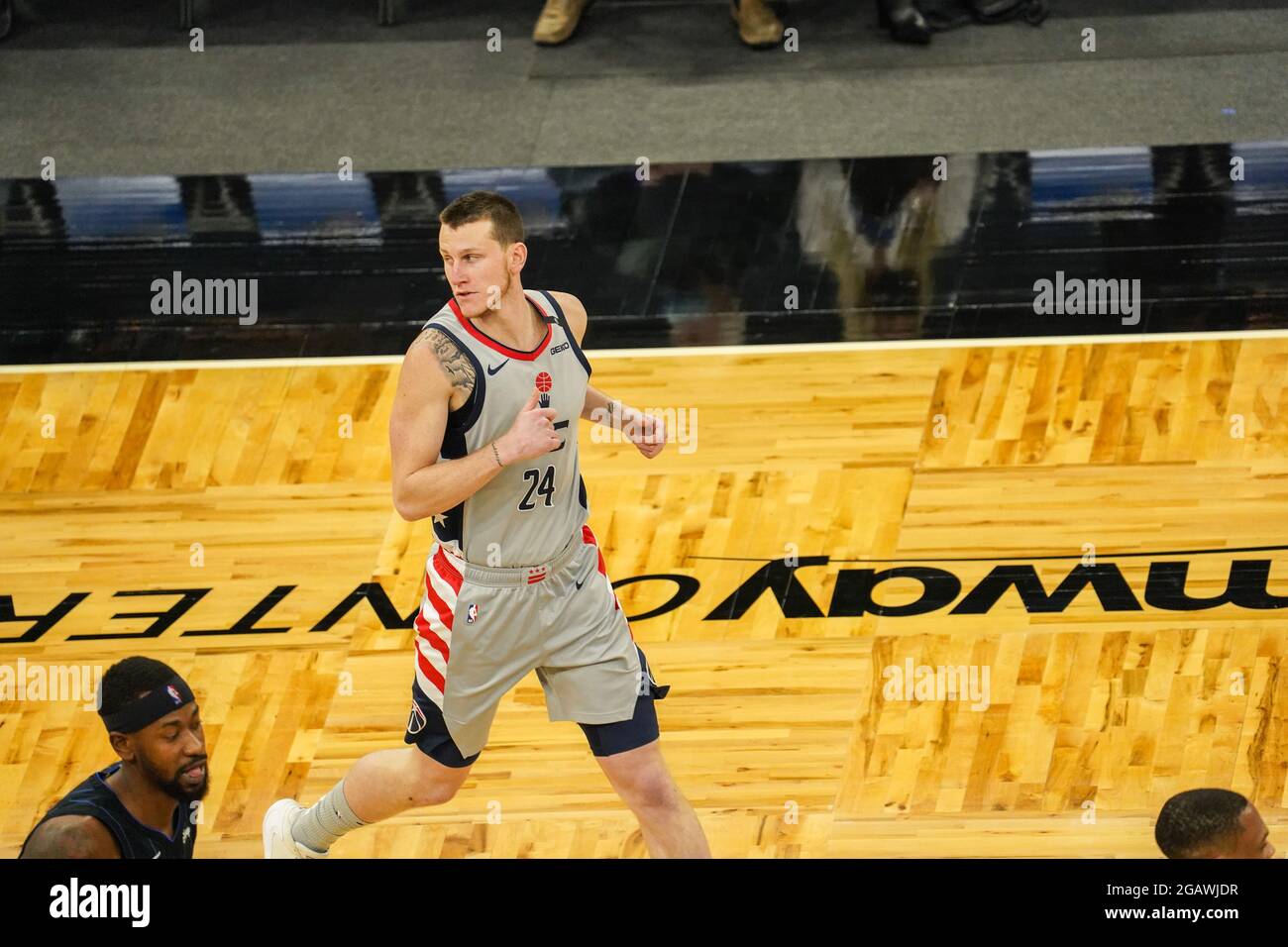 Orlando, Florida, USA, April 7, 2021, Washington Wizards face the ...