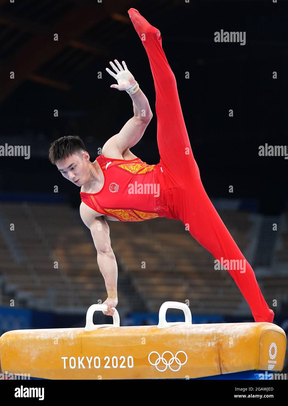 Tokyo, Japan. 1st Aug, 2021. Sun Wei of China competes during the men's ...