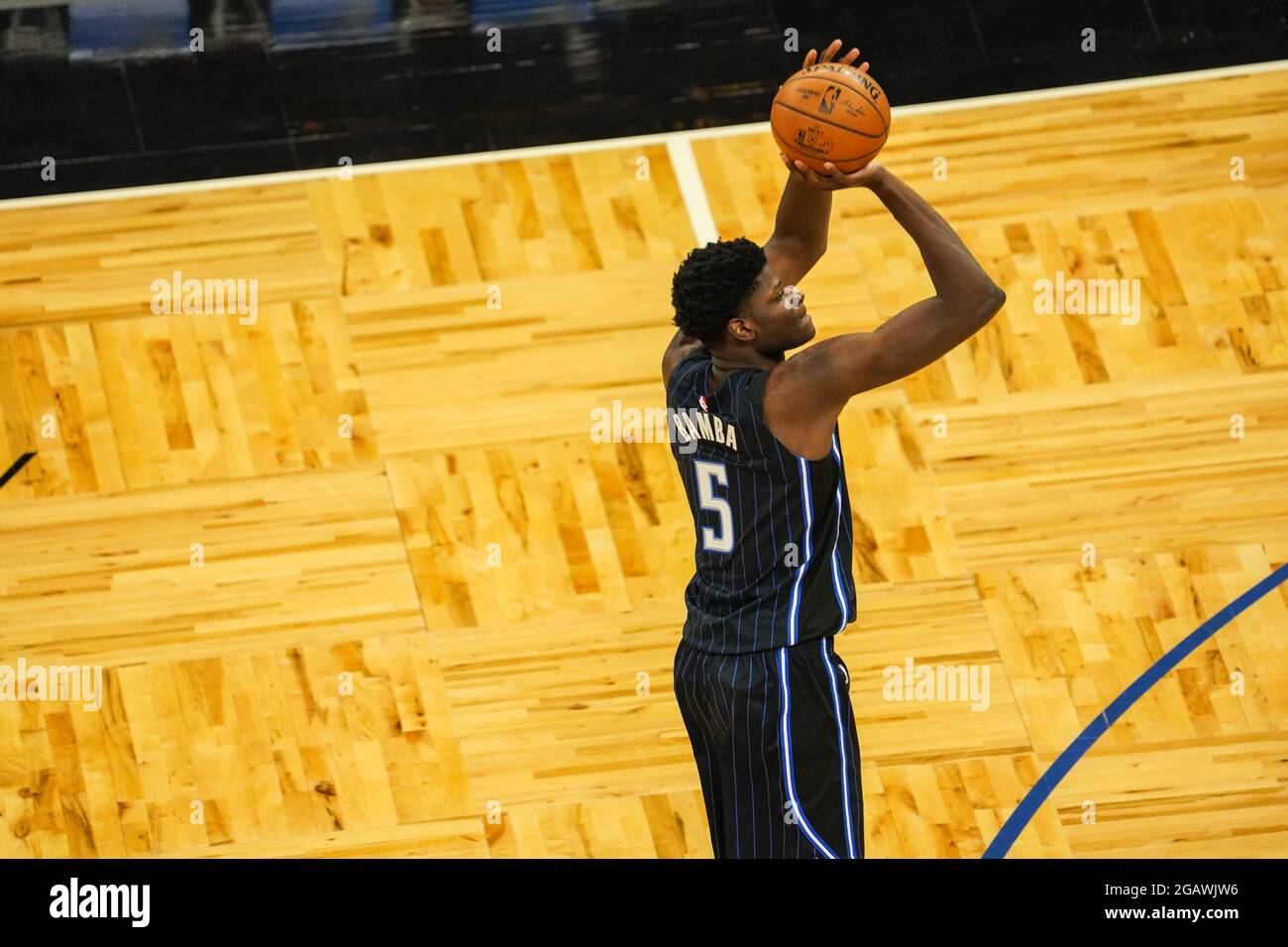 Orlando, Florida, USA, April 7, 2021, Washington Wizards face the ...