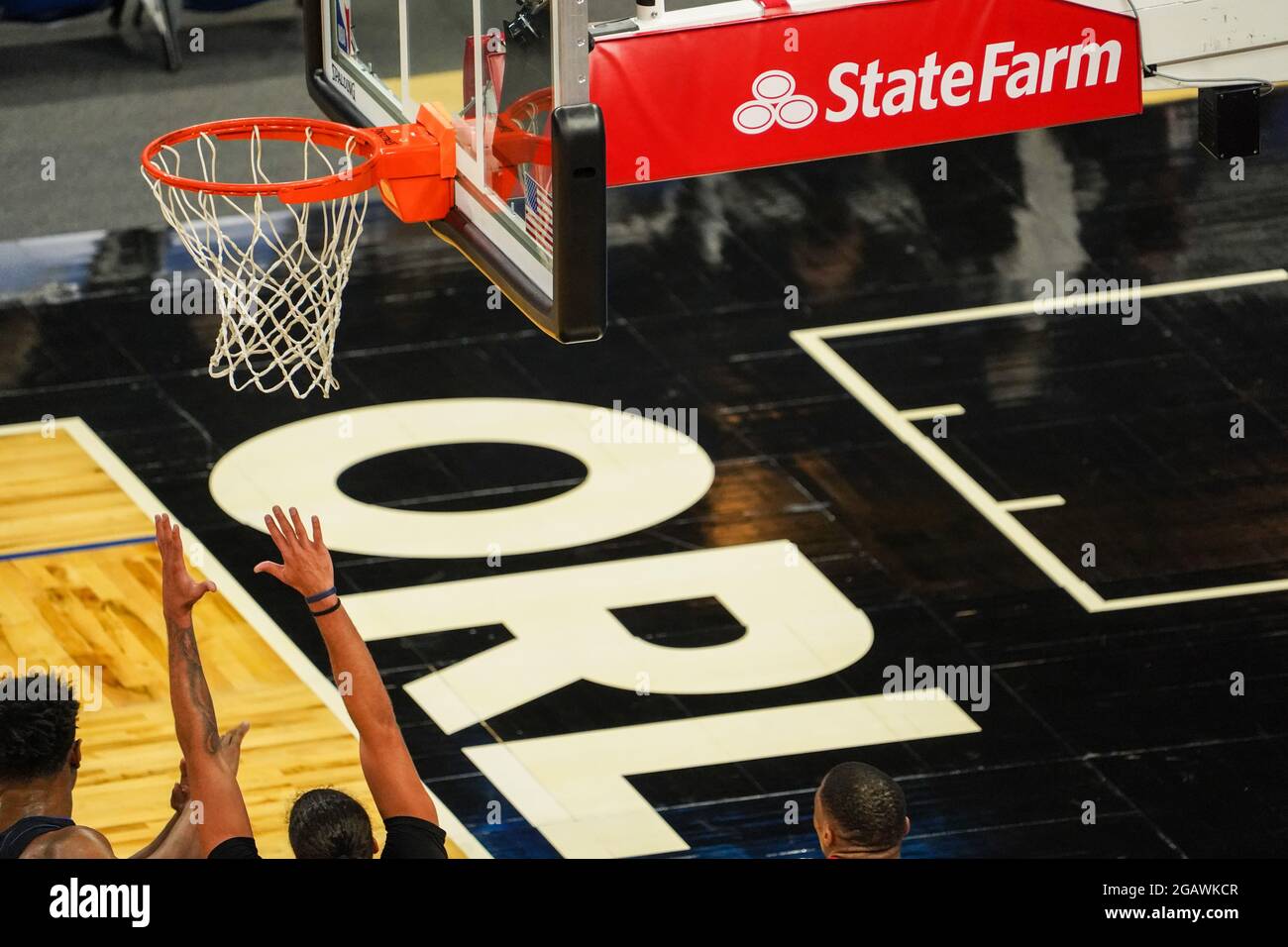 Orlando, Florida, USA, April 7, 2021, Washington Wizards face the ...