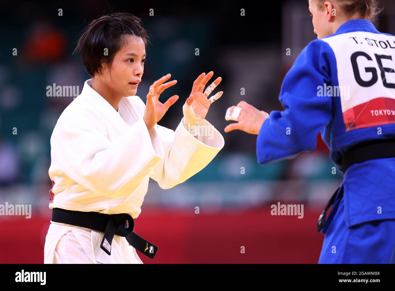 Tokyo, Japan. 31st July, 2021. Uta Abe (JPN) Judo : Mixed Team ...