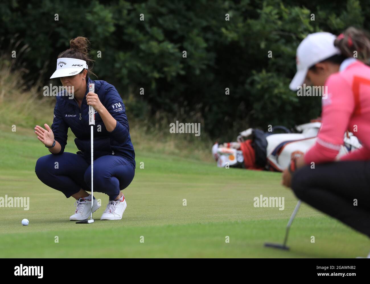 Emma Talley of the USA on day four of the ISPS Handa World Invitational ...