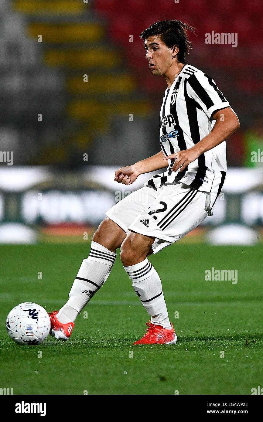 Monza, Italy. 31 July 2021. Filippo Ranocchia of Juventus FC in action ...
