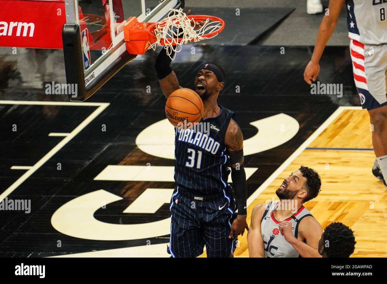 Orlando, Florida, USA, April 7, 2021, Orlando Magic Terrence Ross #31 ...