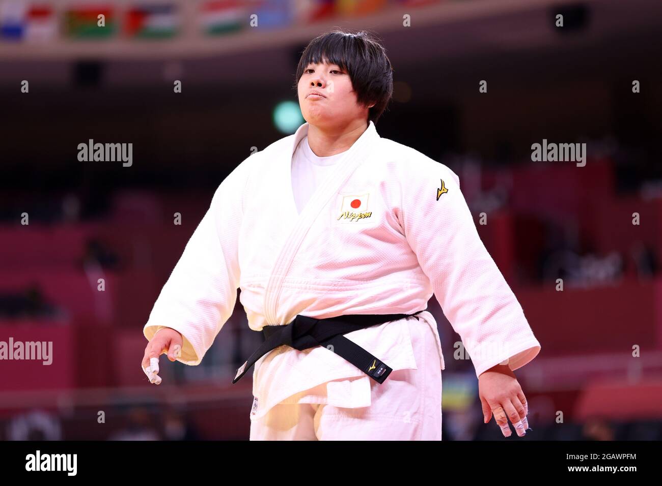 Tokyo, Japan. 31st July, 2021. Akira Sone (JPN) Judo : Mixed Team ...
