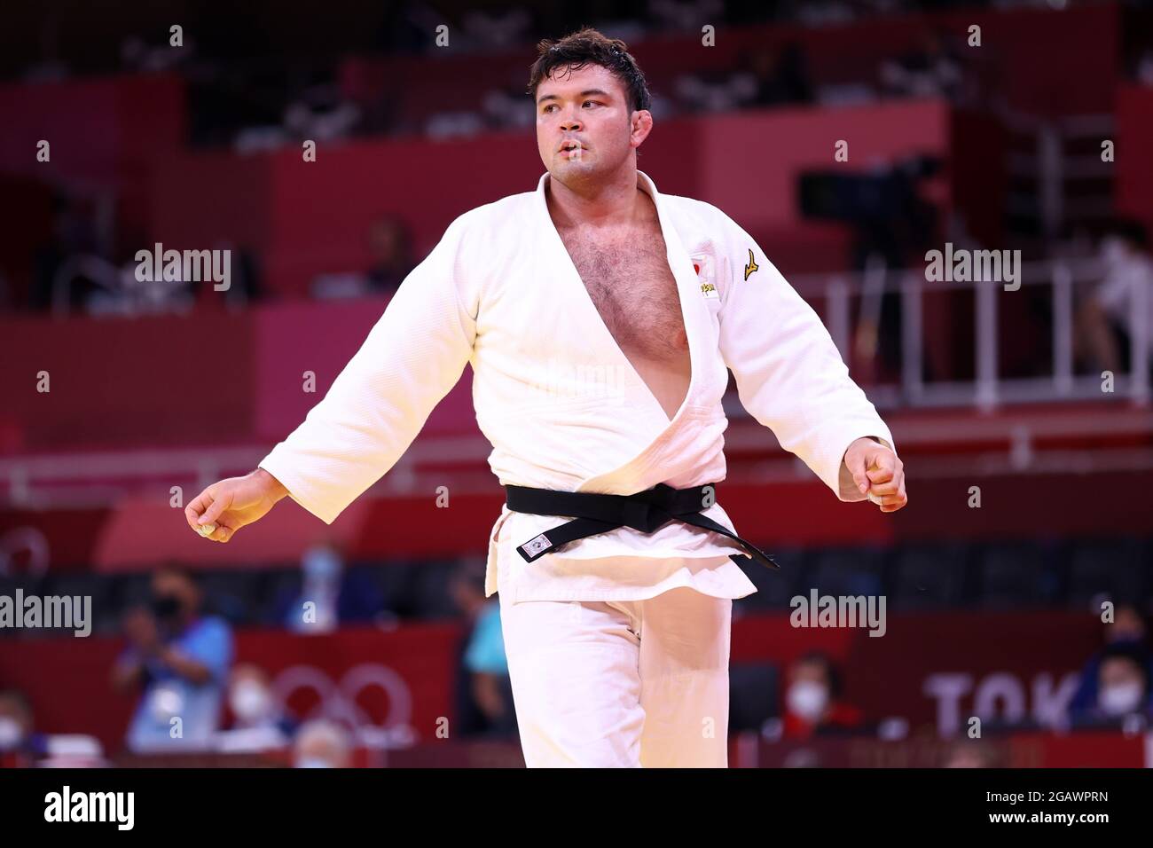 Tokyo, Japan. 31st July, 2021. Aaron Wolf (JPN) Judo : Mixed Team ...