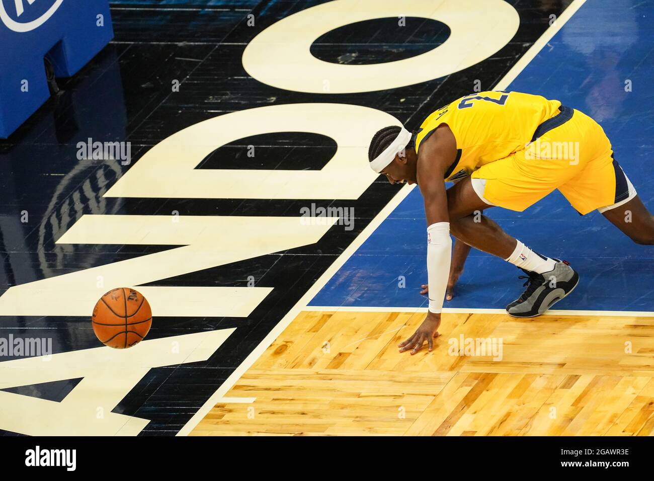 Orlando, Florida, USA, April 9, 2021, Indiana Pacers face the Orlando ...