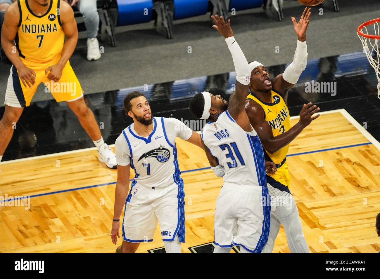 Orlando, Florida, USA, April 9, 2021, Indiana Pacers face the Orlando ...