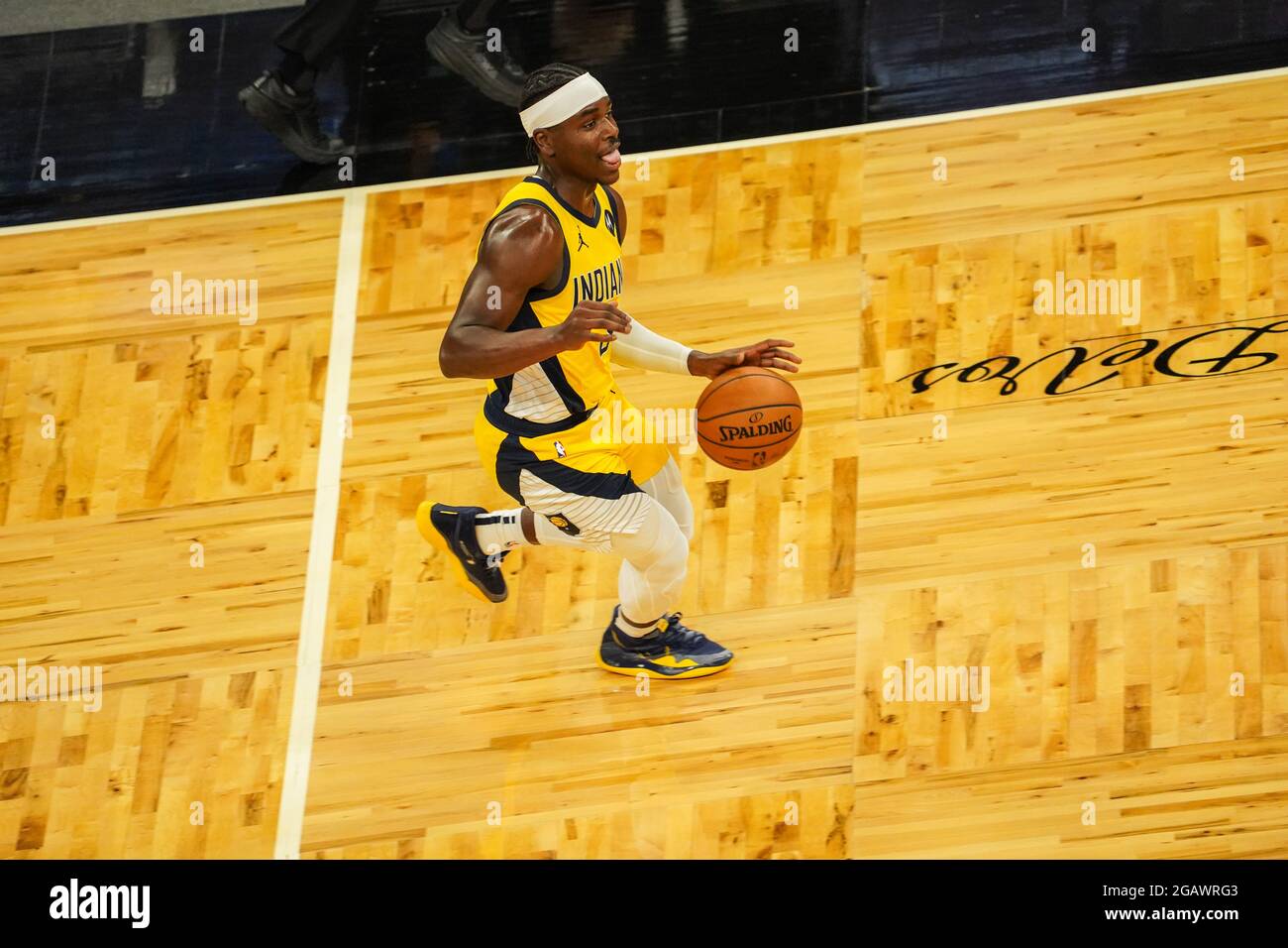 Orlando, Florida, USA, April 9, 2021, Indiana Pacers face the Orlando ...