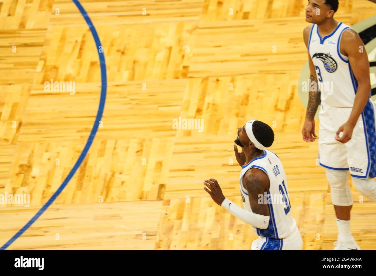 Orlando, Florida, USA, April 9, 2021, Indiana Pacers face the Orlando ...