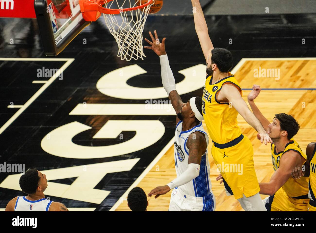 Orlando, Florida, USA, April 9, 2021, Indiana Pacers face the Orlando ...