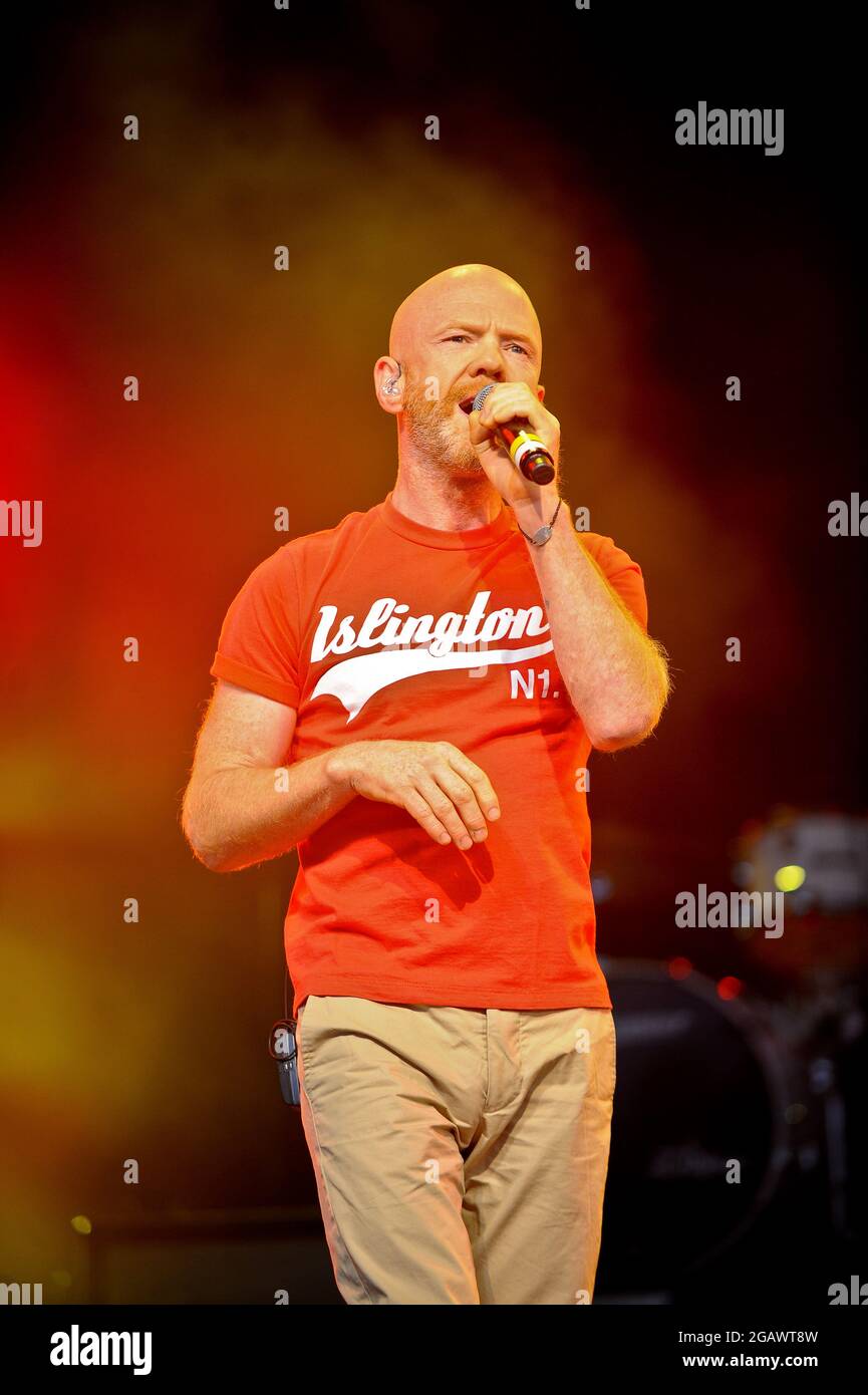 Jimmy Sommerville Performing at Lets Rock Leeds Stock Photo - Alamy