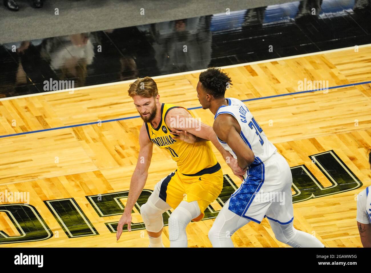 Orlando, Florida, USA, April 9, 2021, Indiana Pacers face the Orlando ...