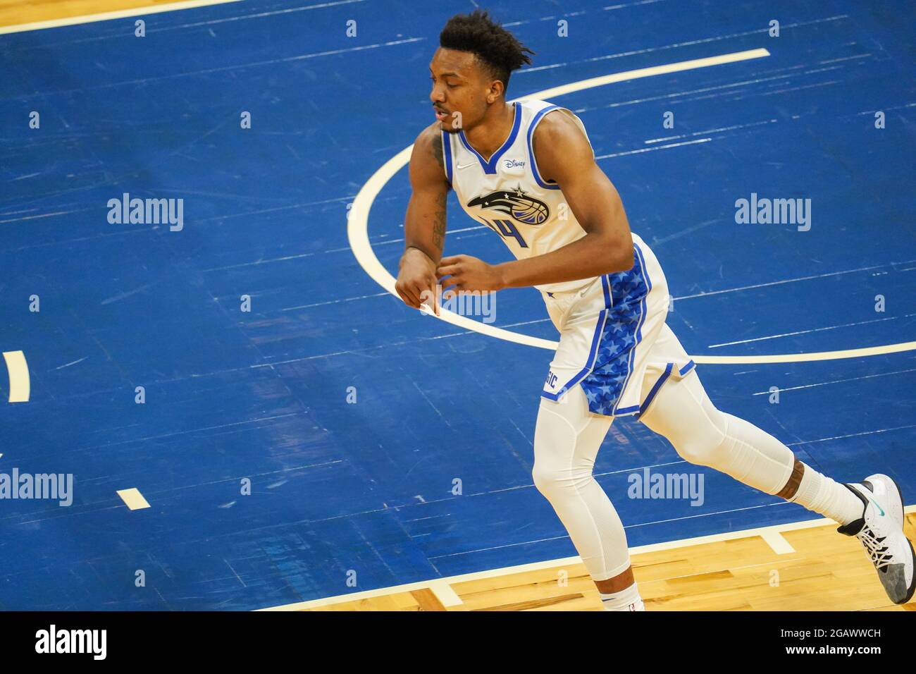 Orlando, Florida, USA, April 9, 2021, Indiana Pacers face the Orlando ...