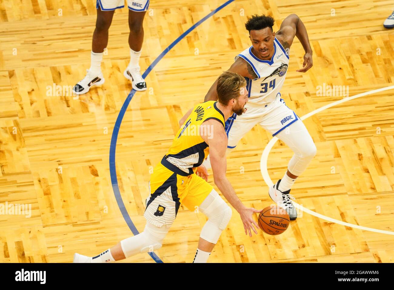 Orlando, Florida, USA, April 9, 2021, Indiana Pacers face the Orlando ...