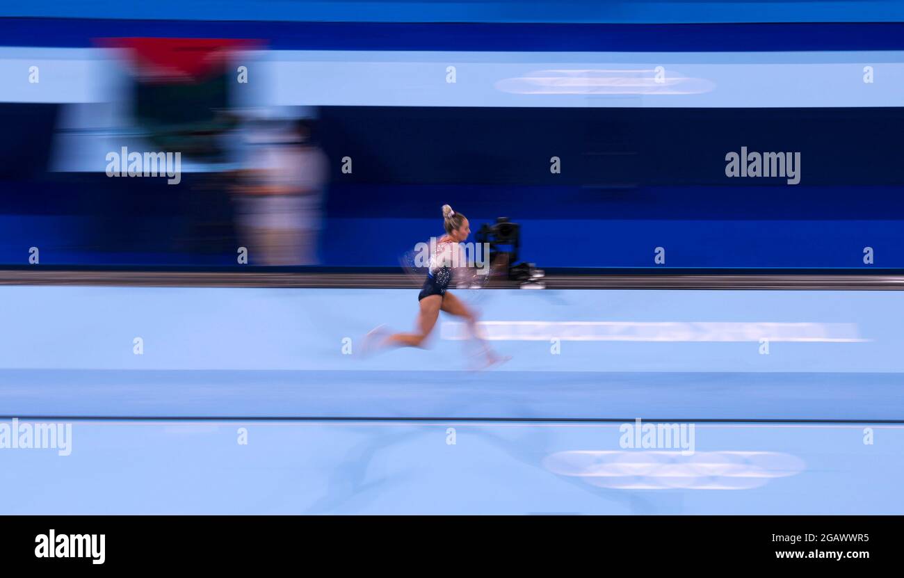Tokyo, Japan. 1st Aug, 2021. Mykayla Skinner of the United States ...