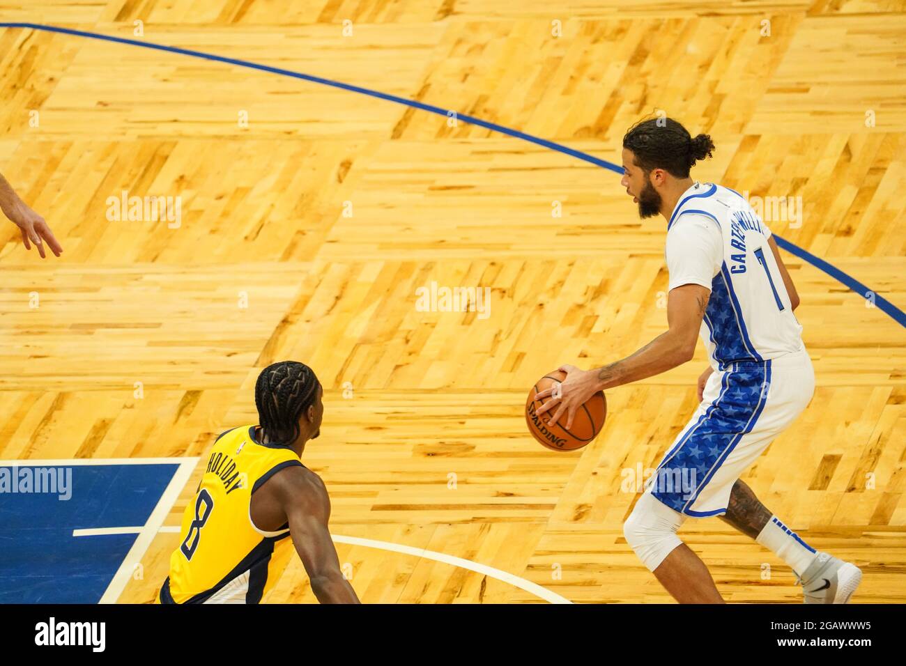 Orlando, Florida, USA, April 9, 2021, Indiana Pacers face the Orlando ...