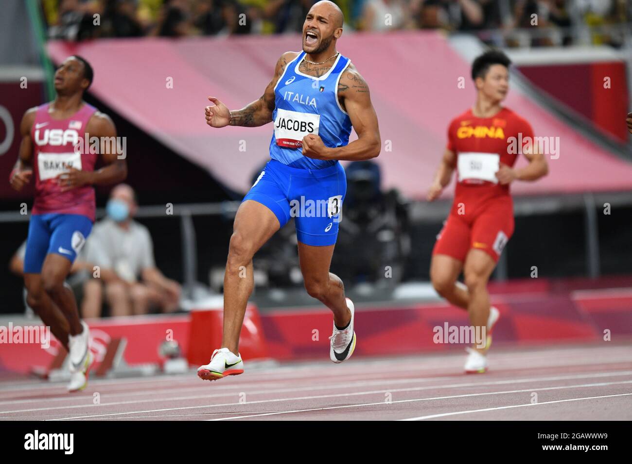 Tokyo, Japan. Credit: MATSUO. 1st Aug, 2021. JACOBS Lamont Marcell (ITA ...