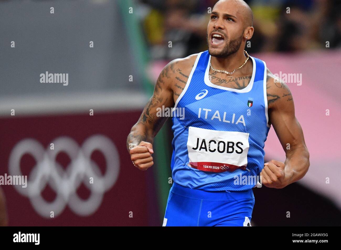 Tokyo, Japan. Credit: MATSUO. 1st Aug, 2021. JACOBS Lamont Marcell (ITA ...
