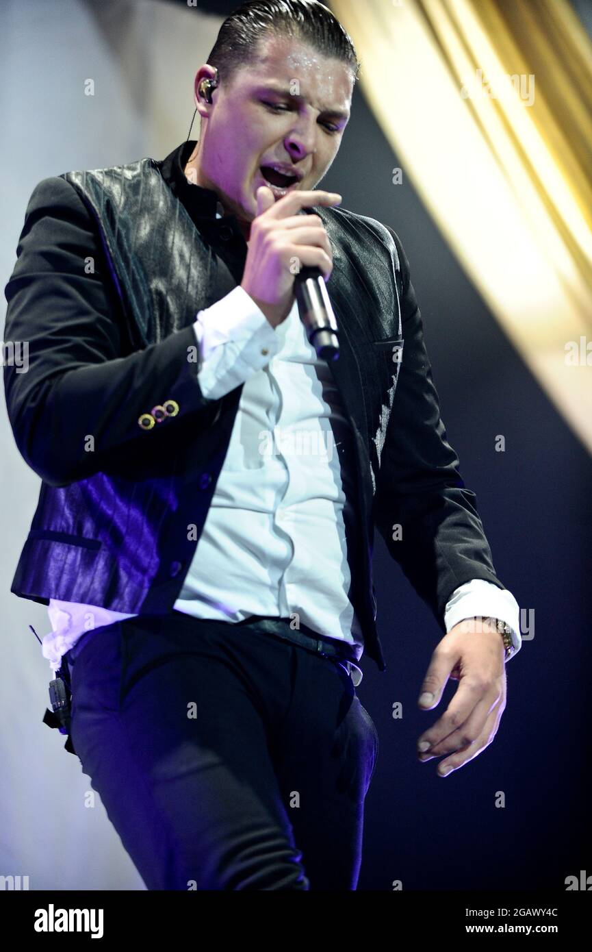 John Newman Performing at Sheffield Arena Stock Photo - Alamy