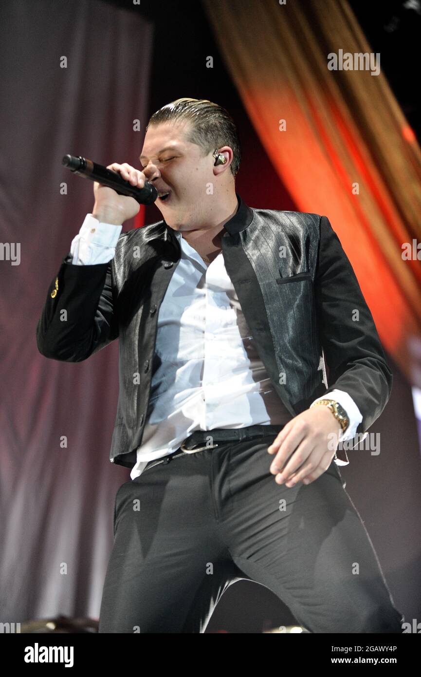 John Newman Performing at Sheffield Arena Stock Photo - Alamy