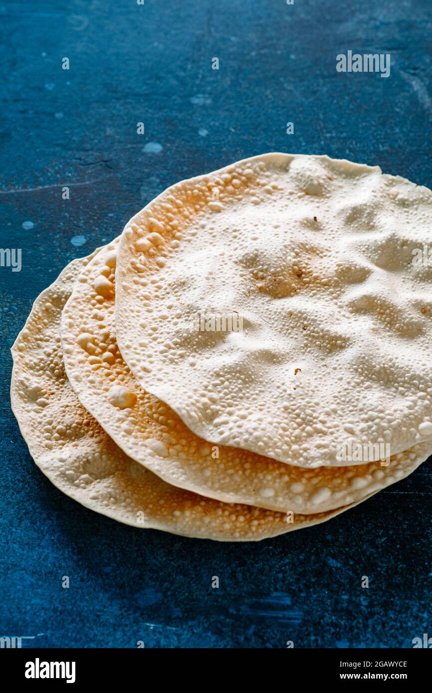 Plain papadam hi-res stock photography and images - Alamy