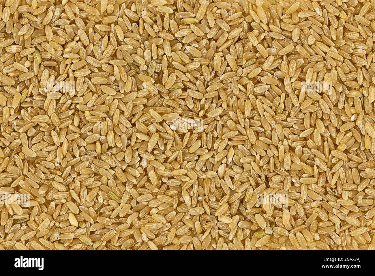 brown rice texture. brown rice background. close-up of brown rice top ...