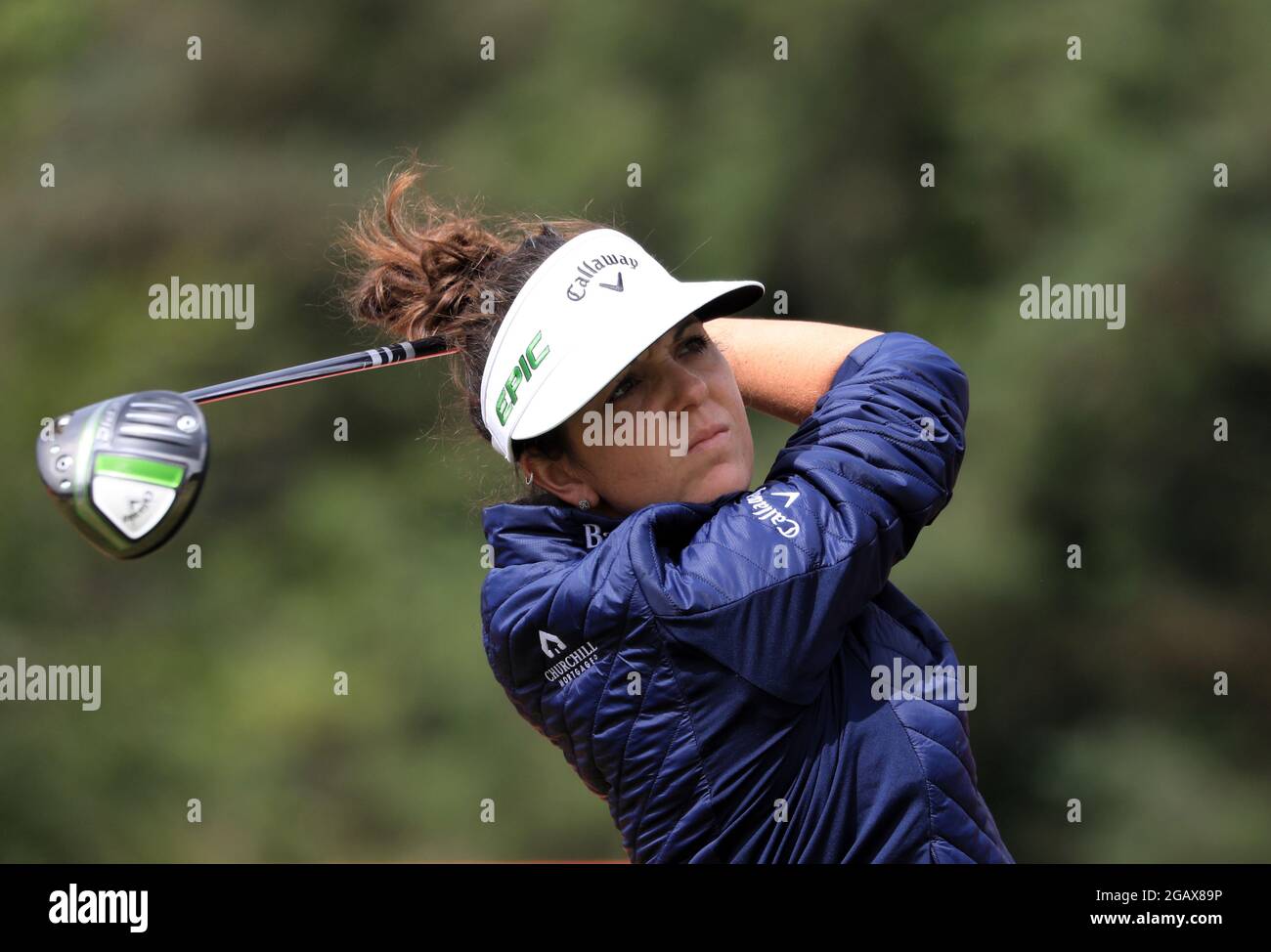 Emma Talley of the USA on day four of the ISPS Handa World Invitational ...